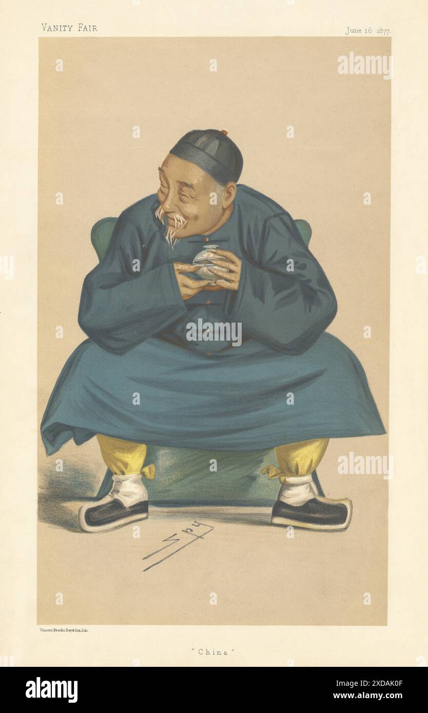 China opium cartoon hi-res stock photography and images - Alamy