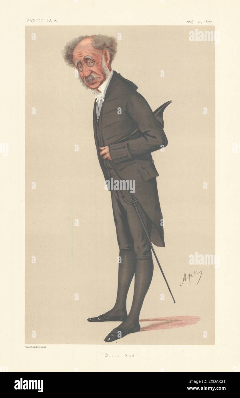 VANITY FAIR SPY CARTOON General Sir William Thomas Knollys 'Black Rod ...