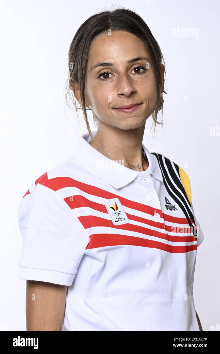 Brussels, Belgium. 20th June, 2024. a photoshoot for the Belgian ...