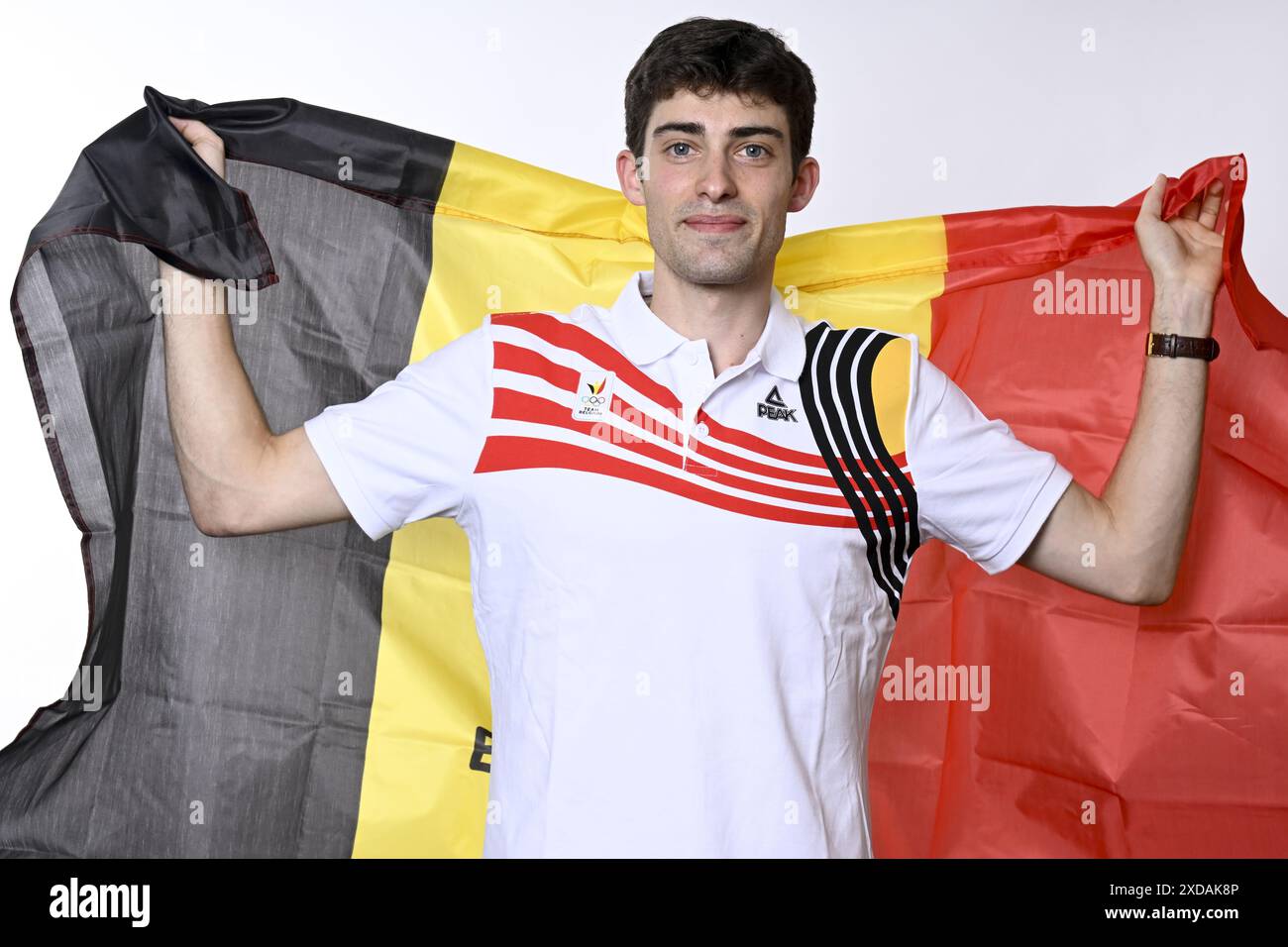 Brussels, Belgium. 20th June, 2024. Belgian Julien Carraggi pictured ...