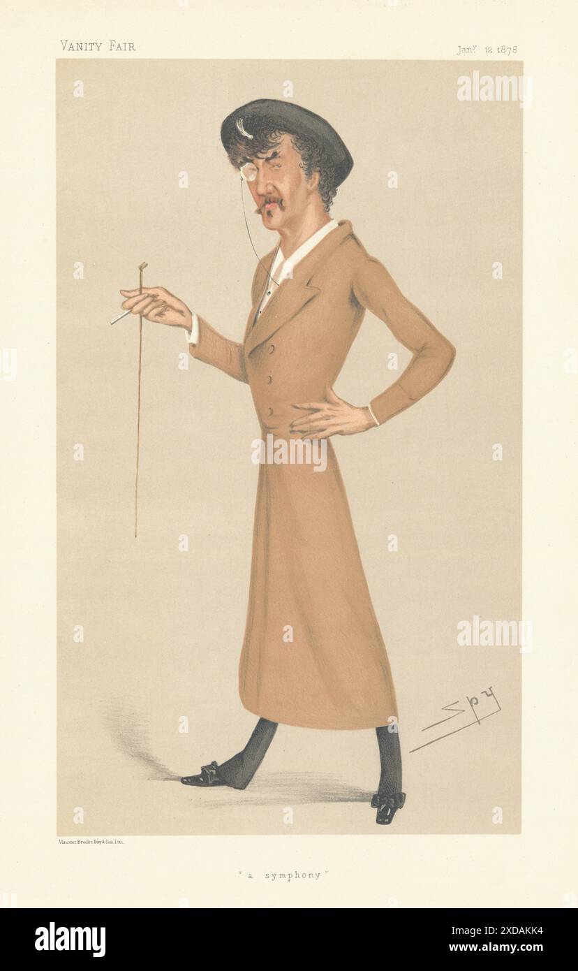VANITY FAIR SPY CARTOON James Abbott McNeill Whistler 'A symphony ...