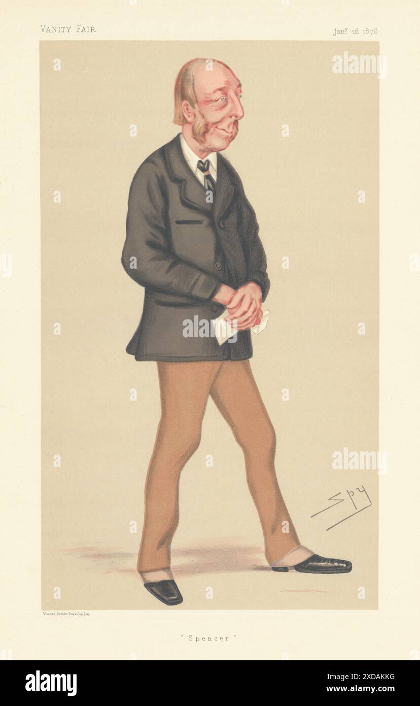 VANITY FAIR SPY CARTOON Spencer Ponsonby-Fane. Cricket. Civil Service ...