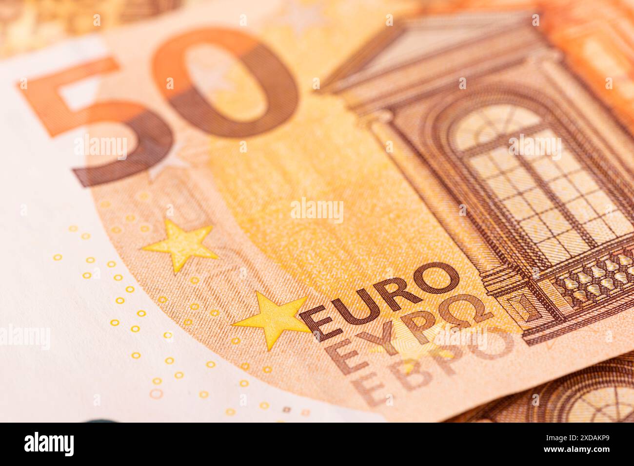 50 Euro Banknote 50 Euro Geldschein im Detail *** 50 euro banknote 50 ...