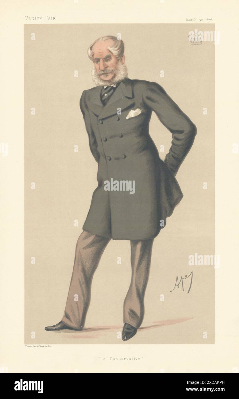 VANITY FAIR SPY CARTOON William Duncombe, Lord Feversham. East Retford ...