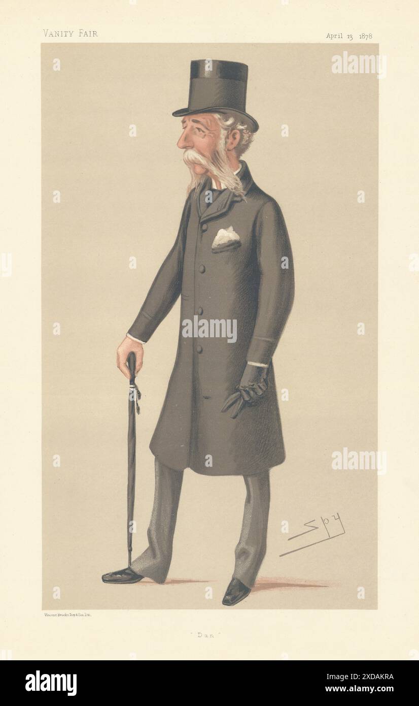 VANITY FAIR SPY CARTOON Major-General Sir Daniel Lysons. 'Dan' Military ...