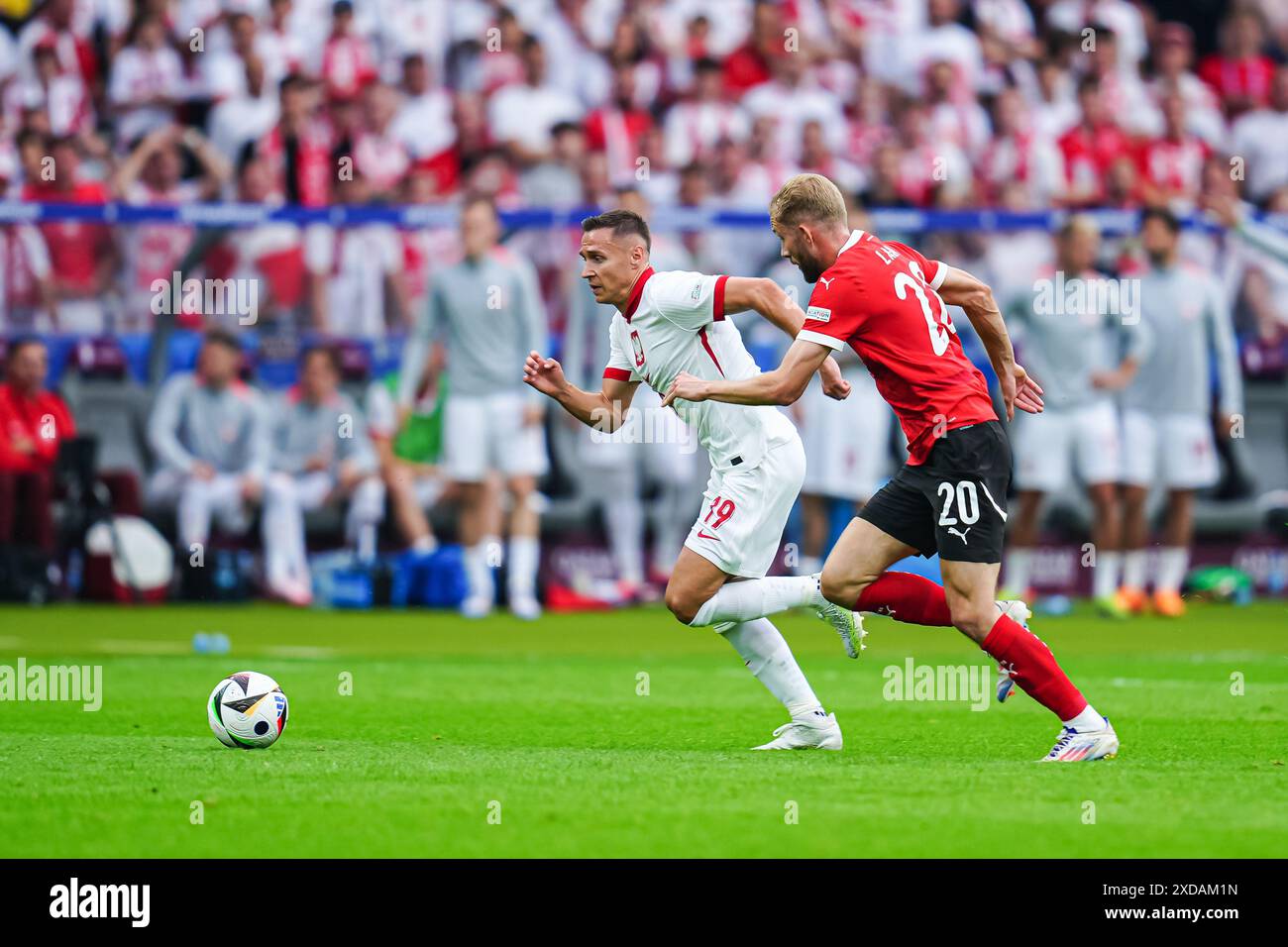 Przemyslaw Frankowski (Polen, #19), Konrad Laimer (Oesterreich, #20 ...