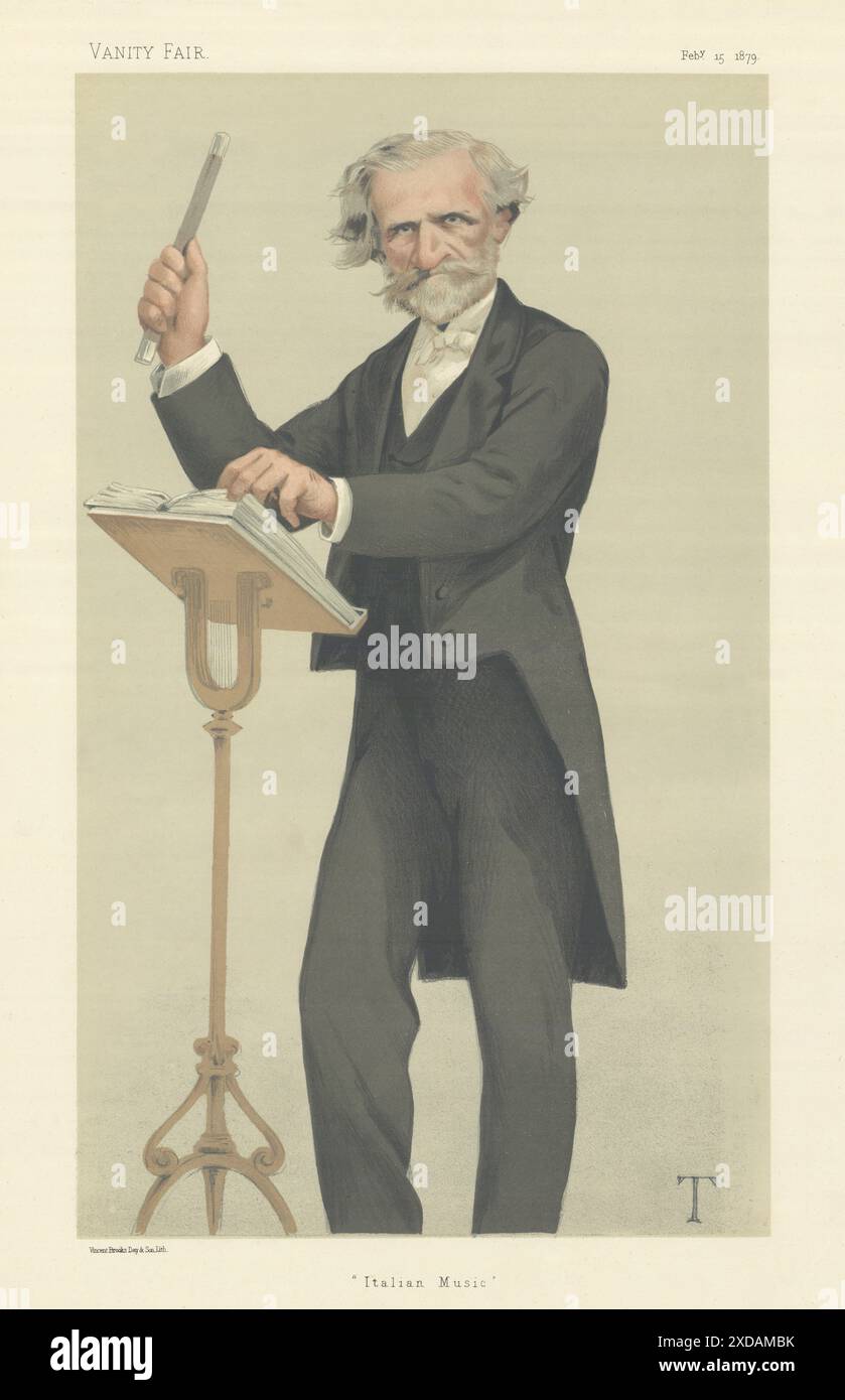 Caricature of giuseppe verdi hi-res stock photography and images - Alamy