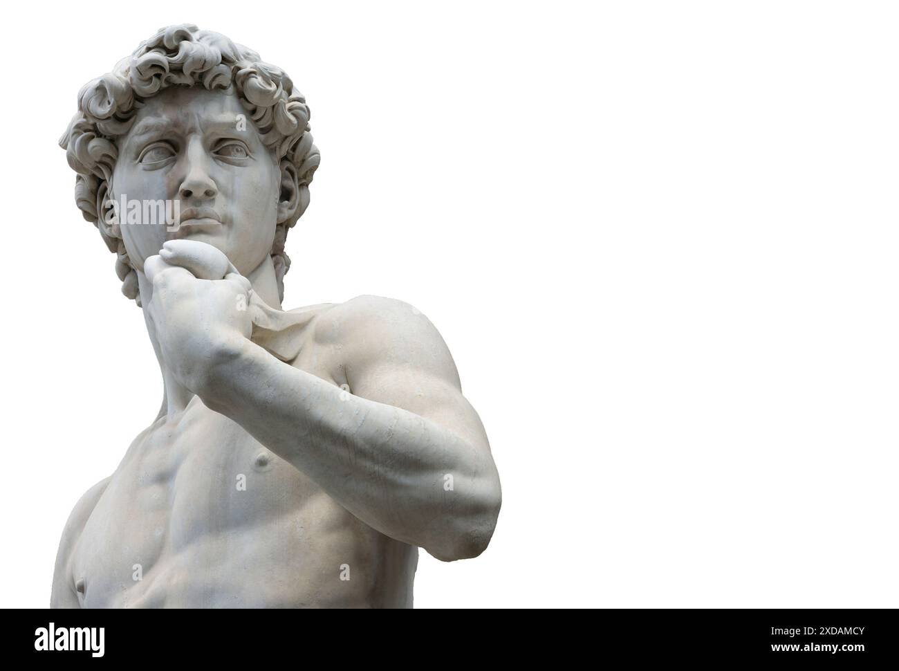 copy of the marble sculpture of Michelangelo's David, Moscow, Russia ...