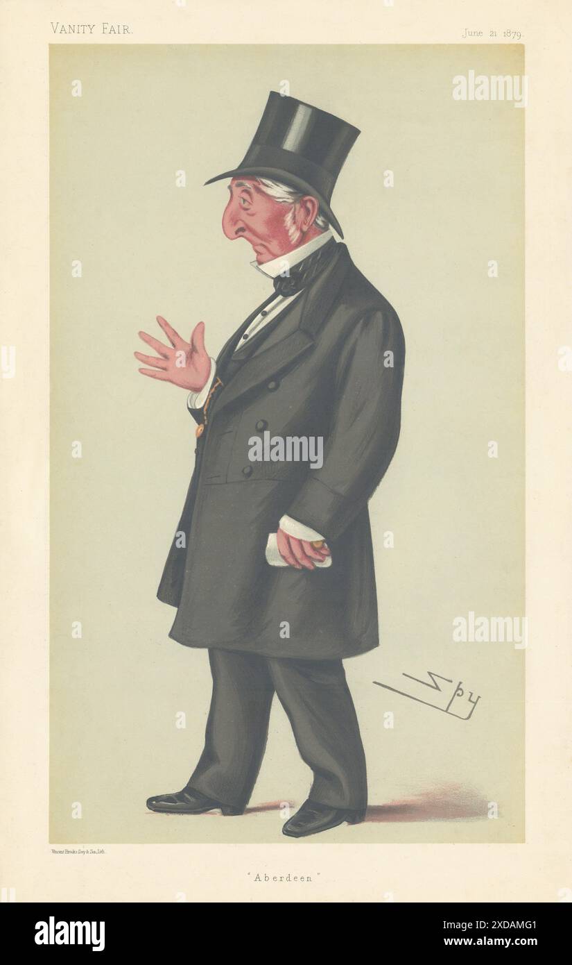 VANITY FAIR SPY CARTOON John Farley Leith 'Aberdeen' Scotland 1879 old ...
