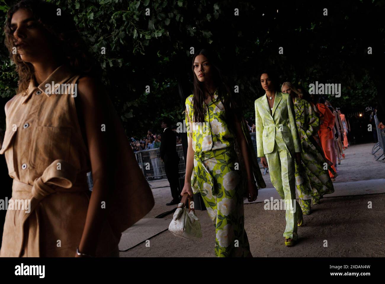 Models wear creations for the Kenzo Spring Summer 2025 collection, that ...