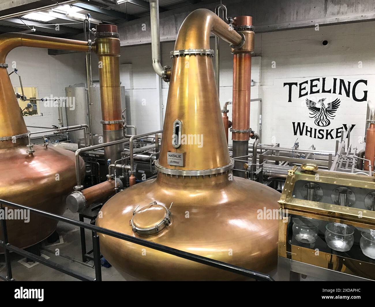 Copper Stills at The Teeling Whiskey Distillery Stock Photo - Alamy