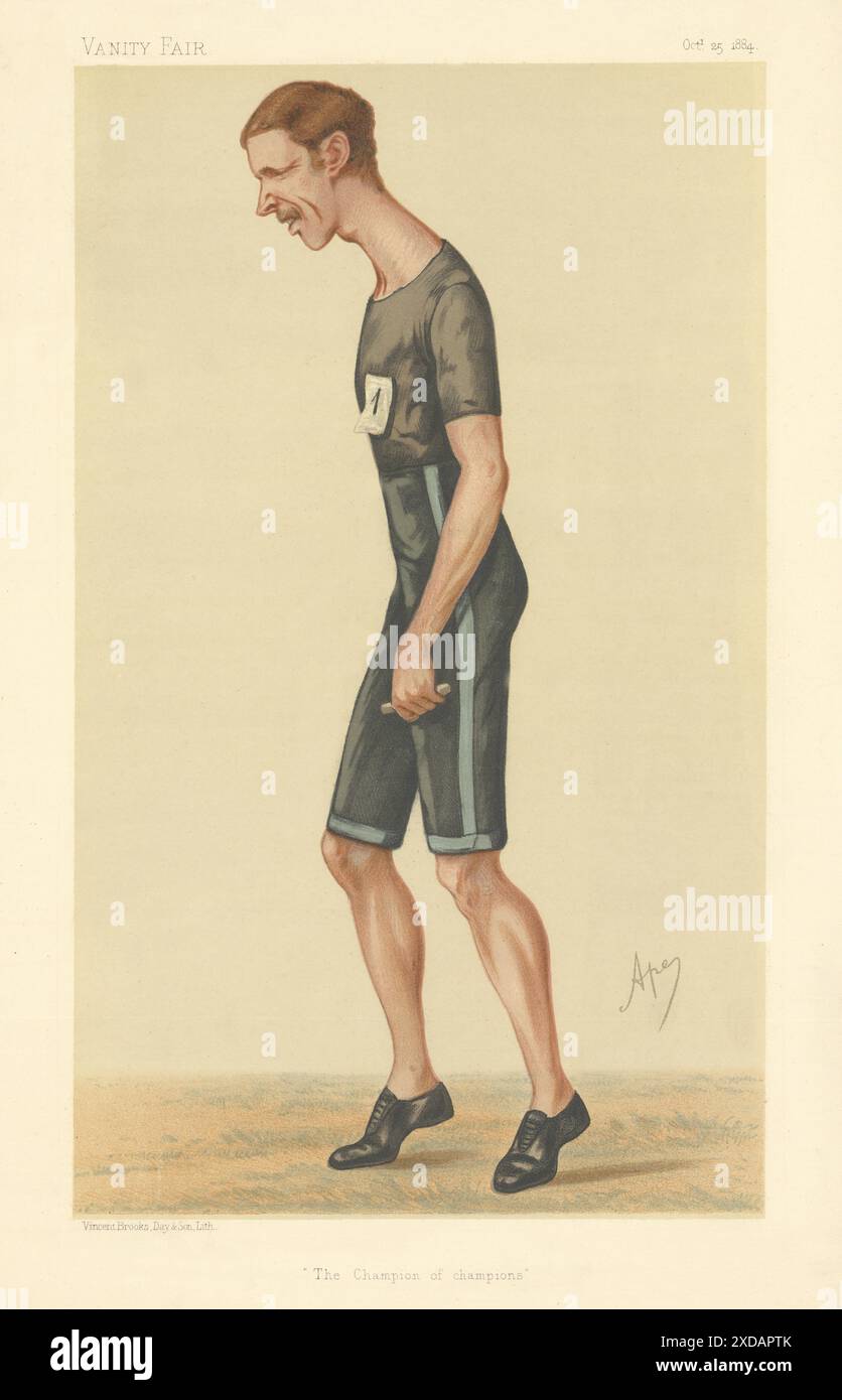 VANITY FAIR SPY CARTOON Walter George 'The Champion of Champions ...