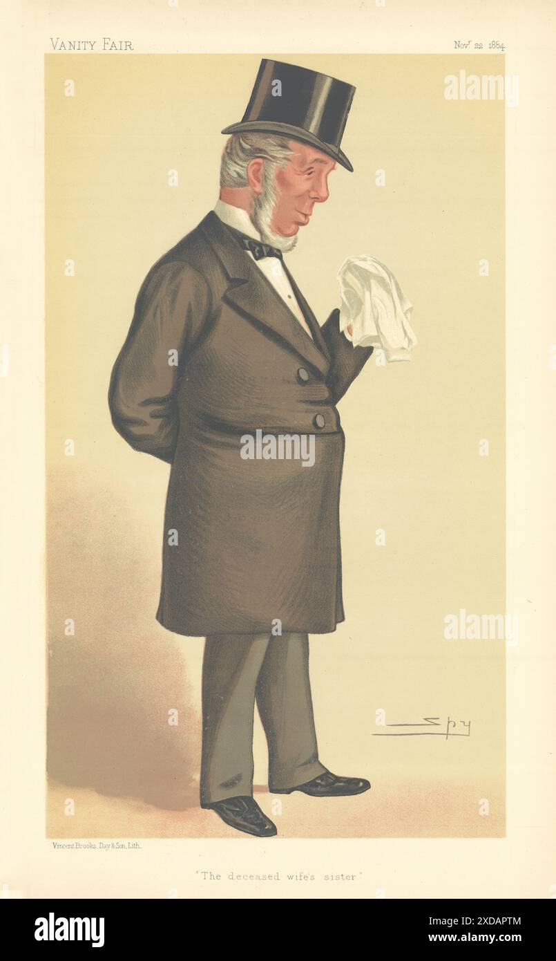 VANITY FAIR SPY CARTOON Sir Thomas Chambers QC 'The deceased wife's ...