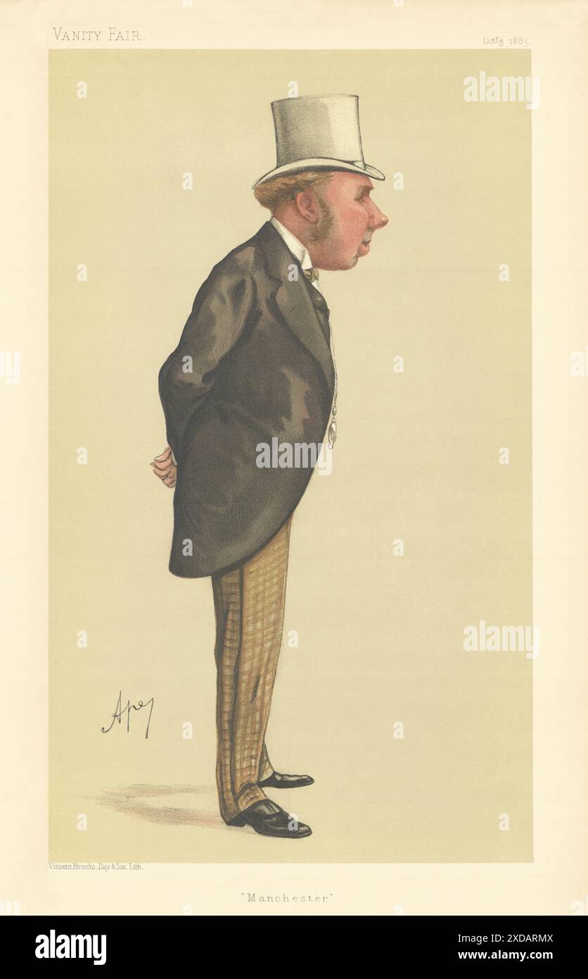 VANITY FAIR SPY CARTOON William Henry Houldsworth 'Manchester' Lancs ...