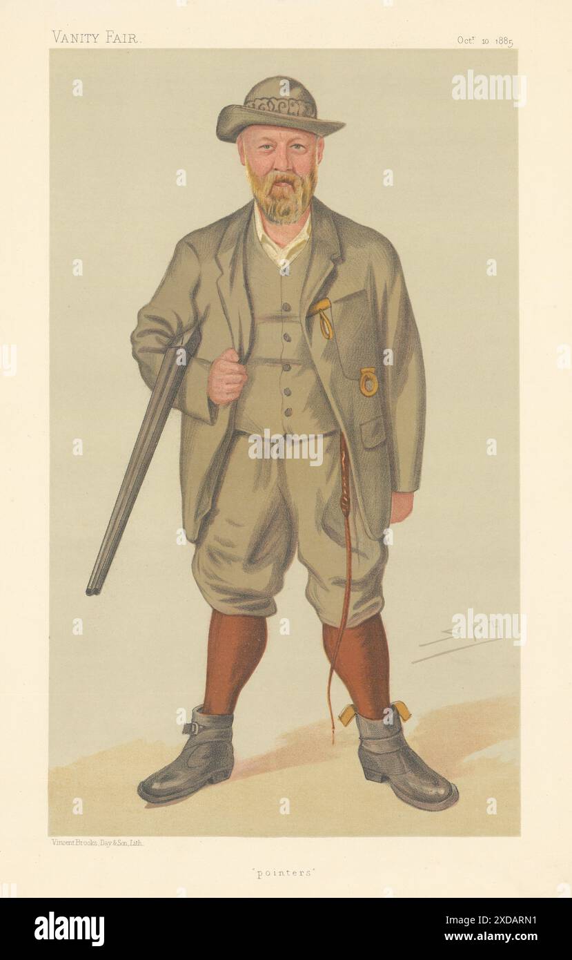 VANITY FAIR SPY CARTOON Richard John Lloyd Price Of Rhiwlas 'Pointers ...