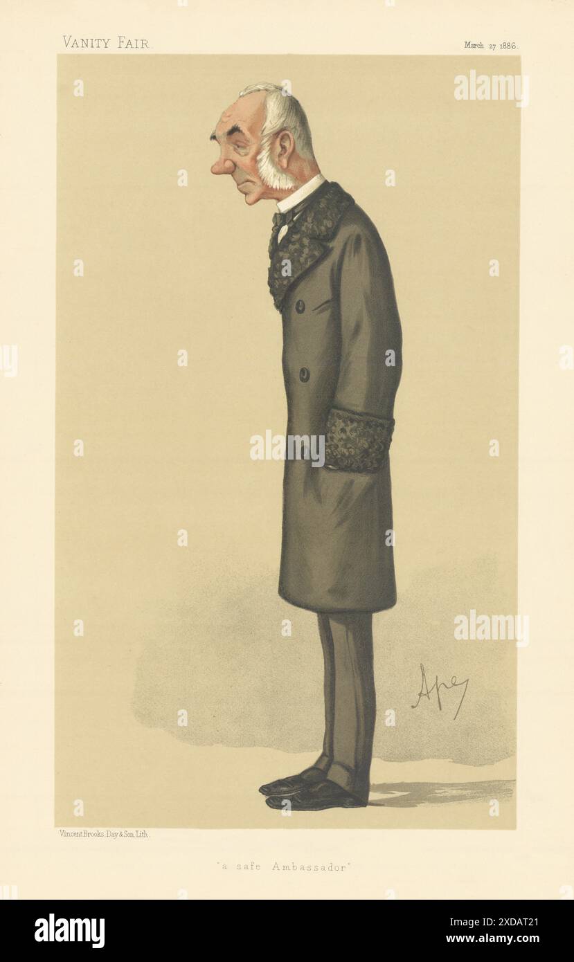 VANITY FAIR SPY CARTOON Sir Edward Thornton 'safe Ambassador' Diplomat ...