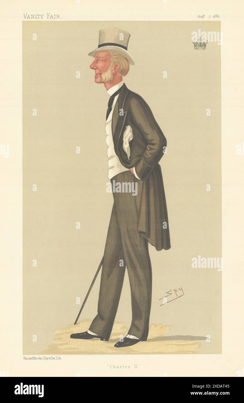 VANITY FAIR SPY CARTOON Major-General The Duke of Grafton 'Charles II ...