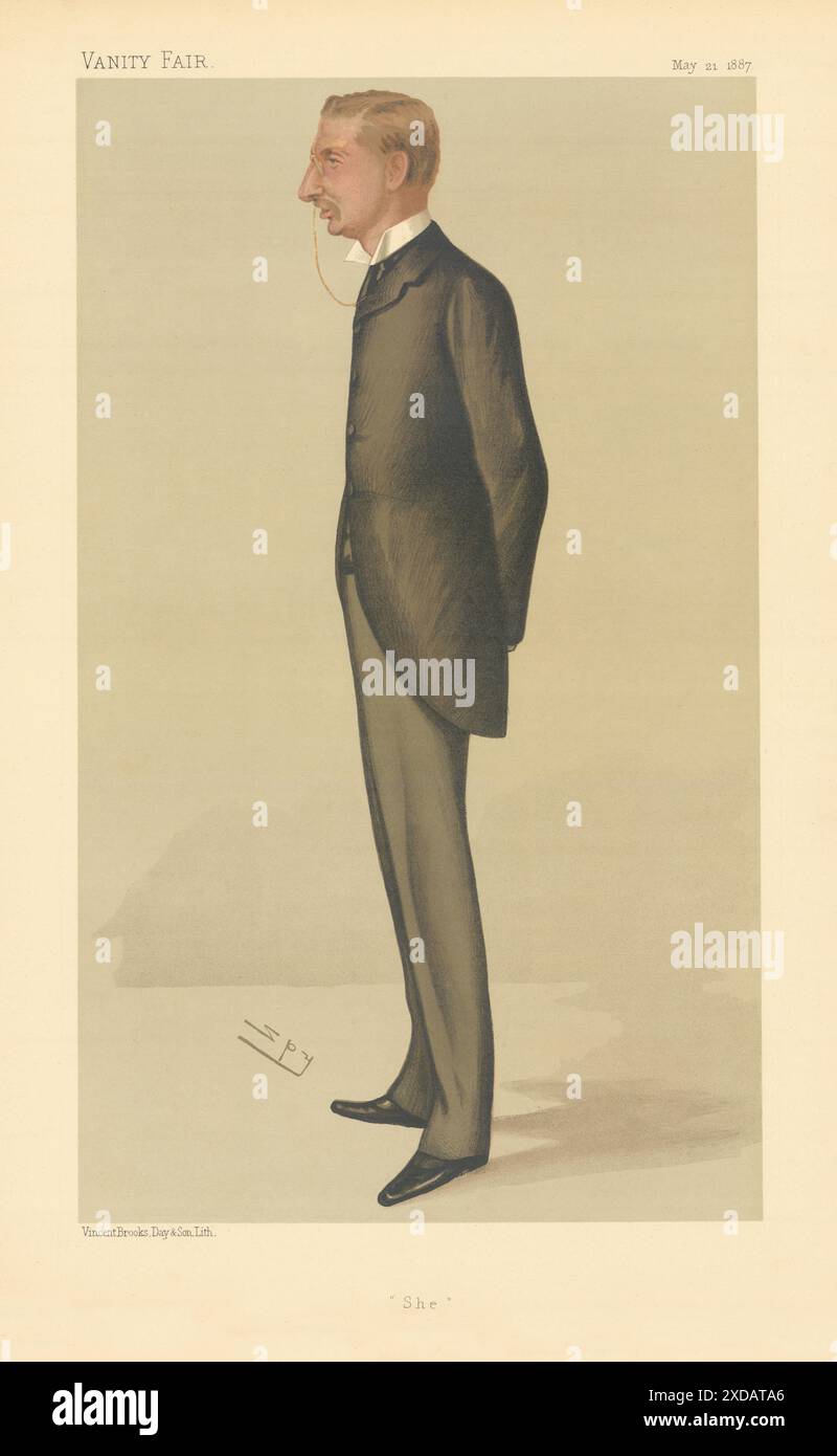 VANITY FAIR SPY CARTOON Mr Henry Rider Haggard 'She'. Novelist. Fiction ...