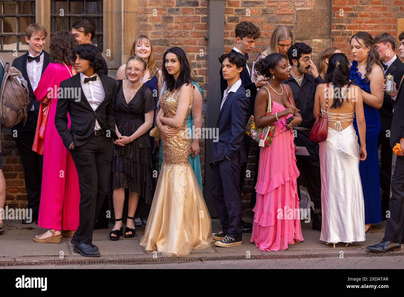 Picture dated June 17th shows students going to the Trinity May Ball at ...