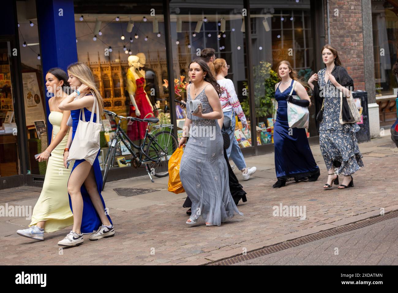Picture dated June 17th shows students going to the Trinity May Ball at ...