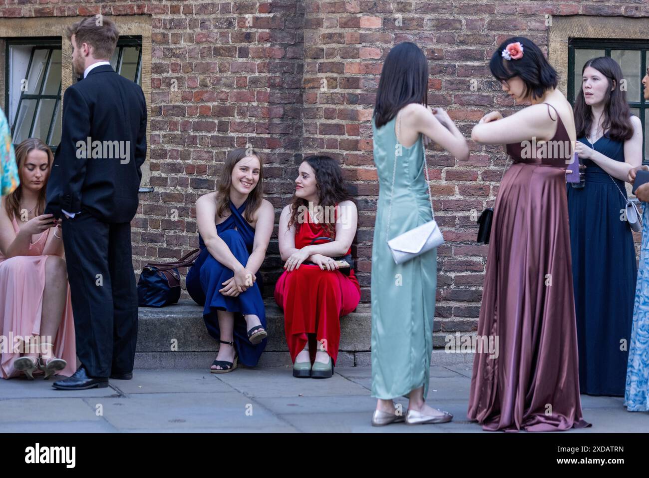 Picture dated June 17th shows students going to the Trinity May Ball at ...