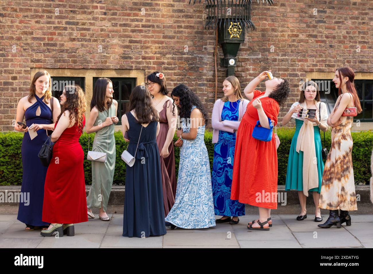 Picture dated June 17th shows students going to the Trinity May Ball at ...