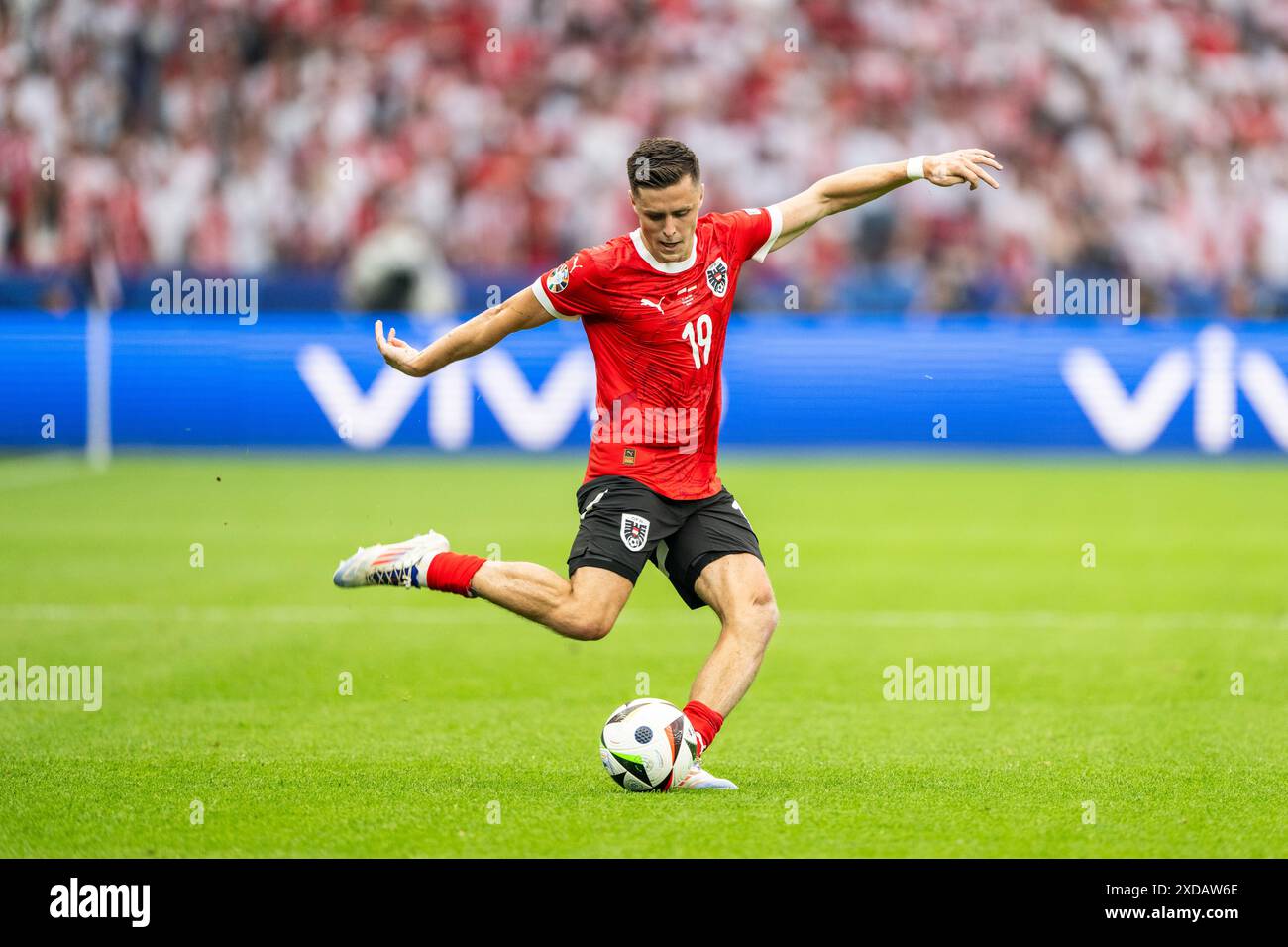 Berlin, Germany. 21st June, 2024. Christoph Baumgartner (19) of Austria ...