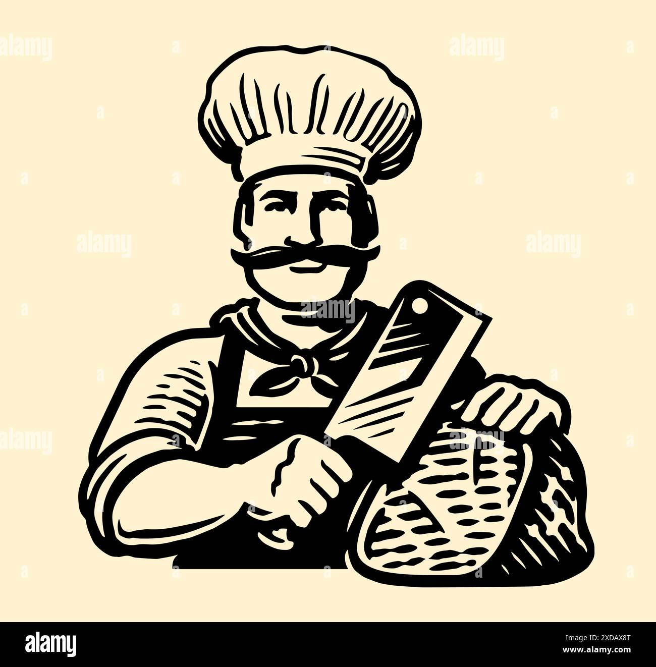 Drawing cuts of meat hi-res stock photography and images - Alamy