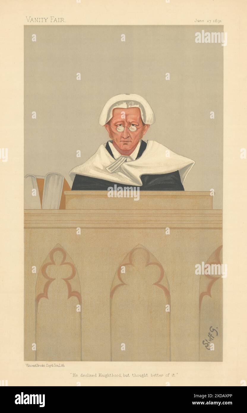 Nineteenth century cartoon of a judge hi-res stock photography and ...