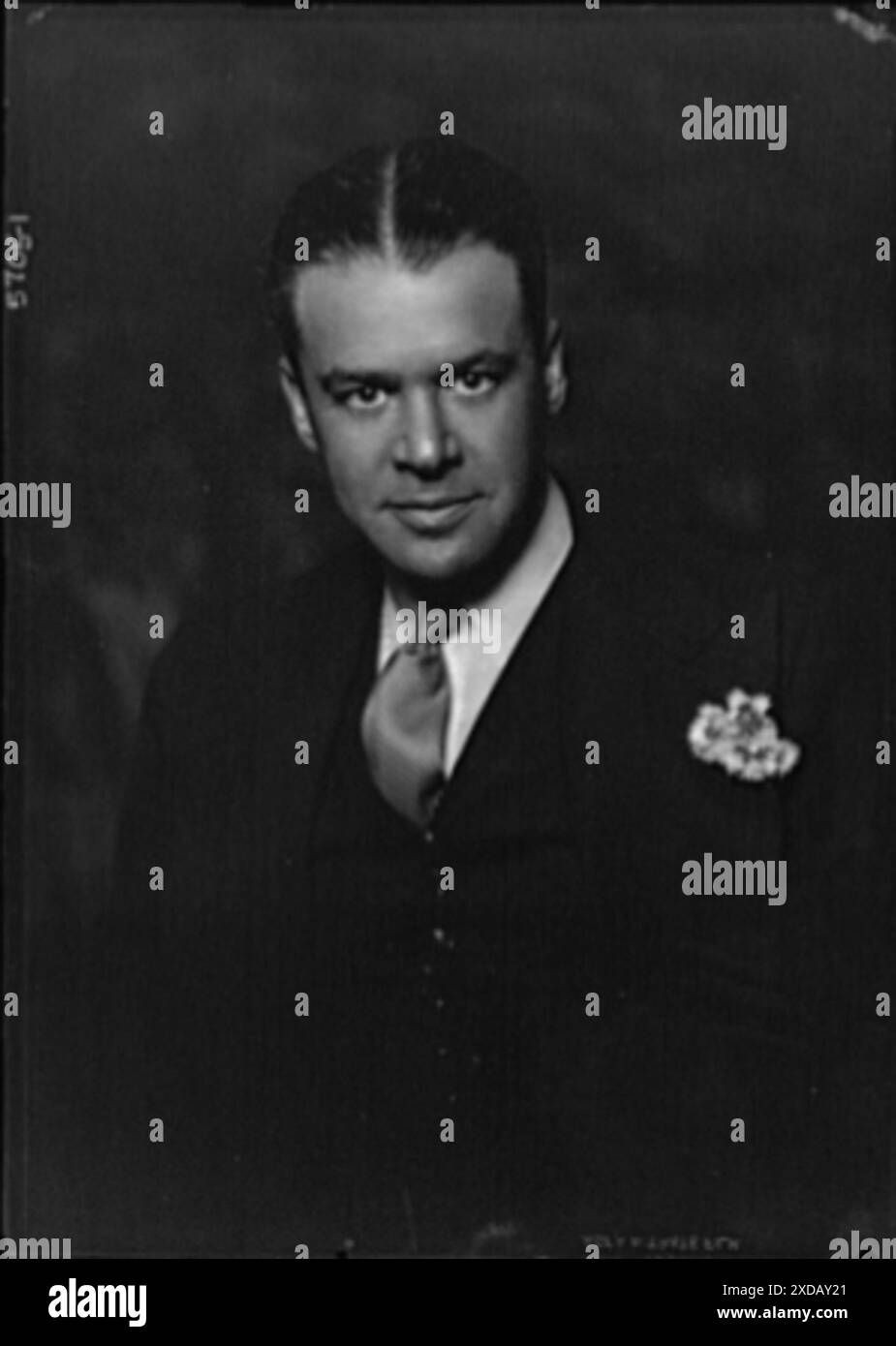 Wanger, Walter, Mr., portrait photograph. Genthe photograph collection ...