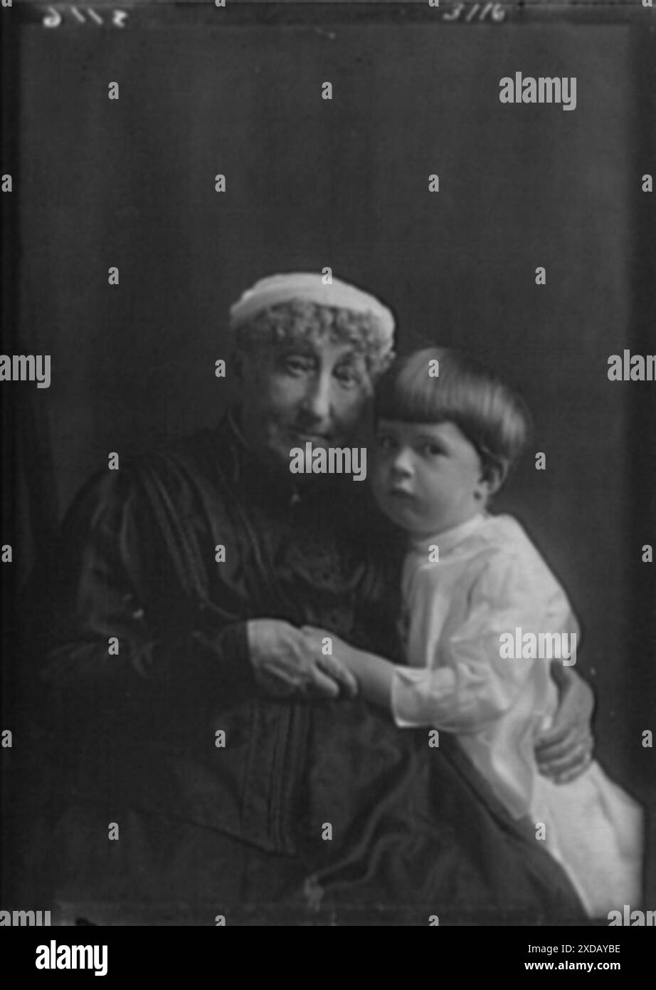 Casserly, E., Mrs., and Master Michel Casserly, portrait photograph ...