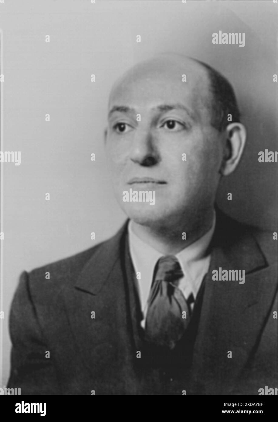 Loveman, Mr., portrait photograph. Genthe photograph collection Stock ...