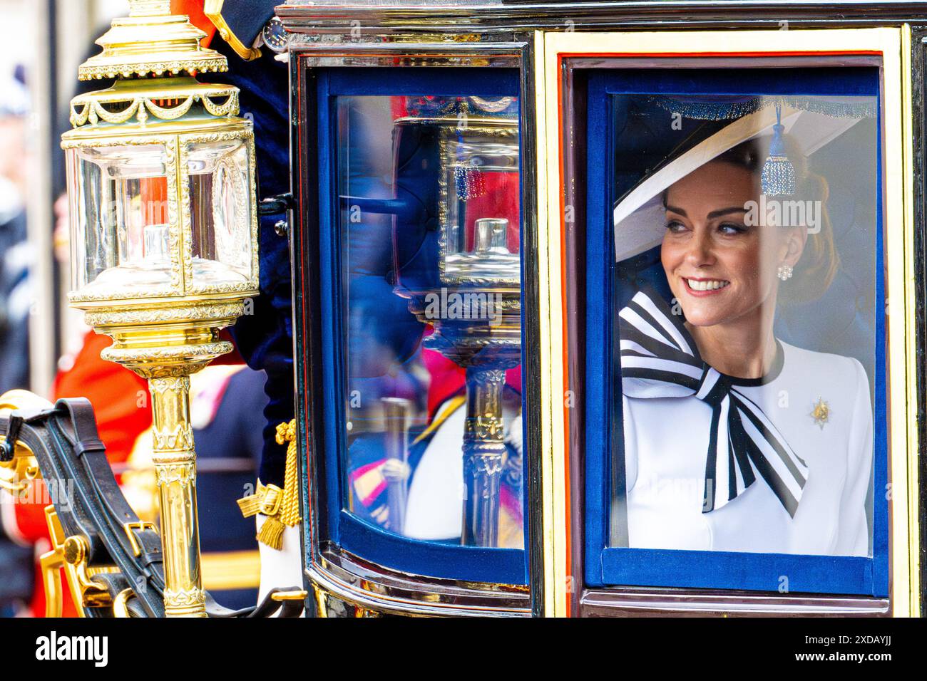 London, UK. 15th June, 2024. Prince William of Wales celebrates his ...