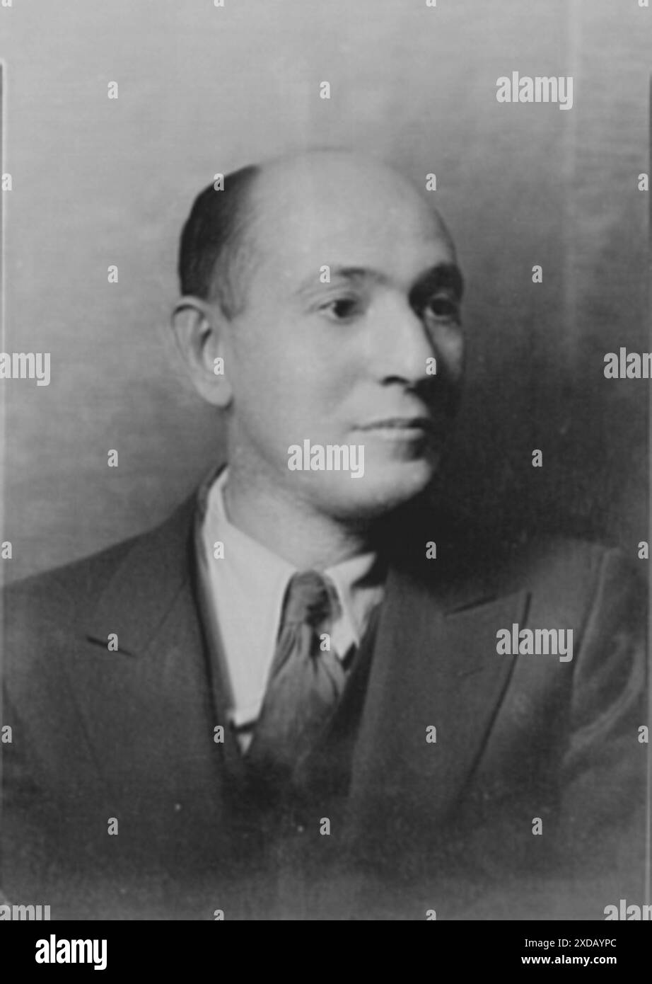 Loveman, Mr., portrait photograph. Genthe photograph collection Stock ...