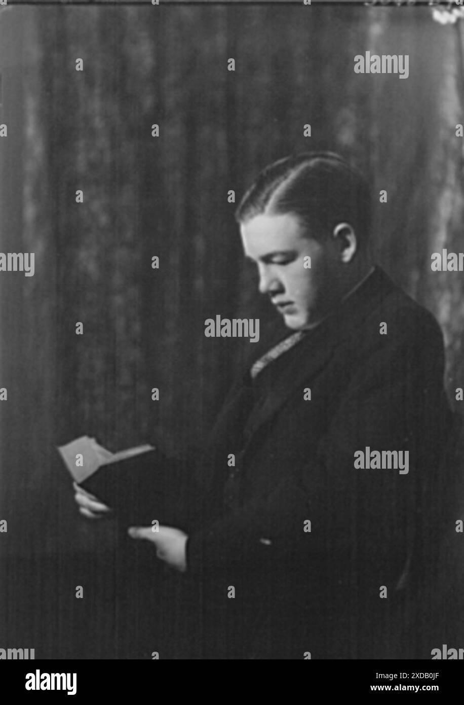 Timken, Robert, Master, portrait photograph. Genthe photograph ...