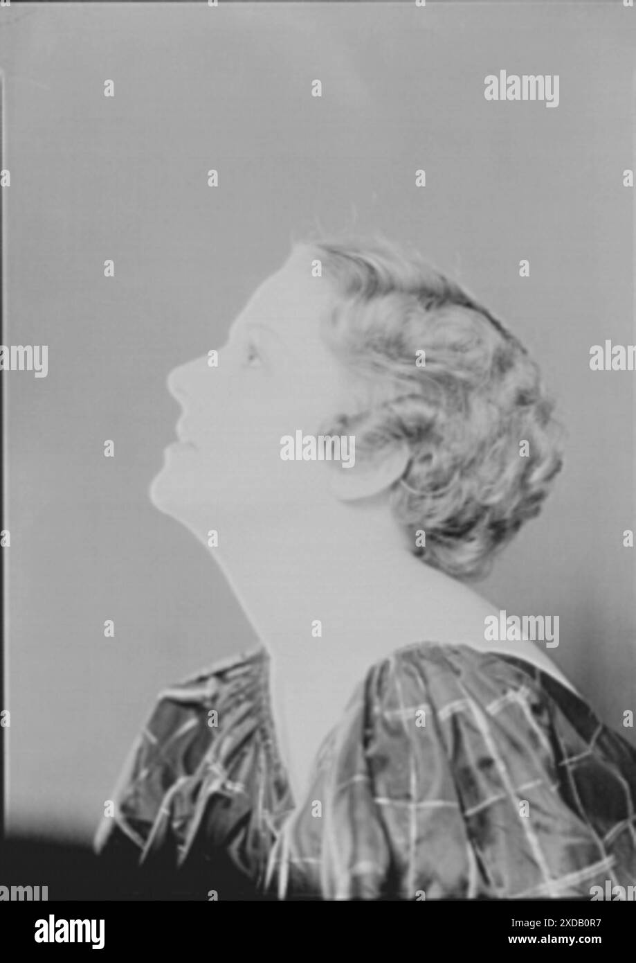 Chase, Miss, portrait photograph. Genthe photograph collection Stock ...