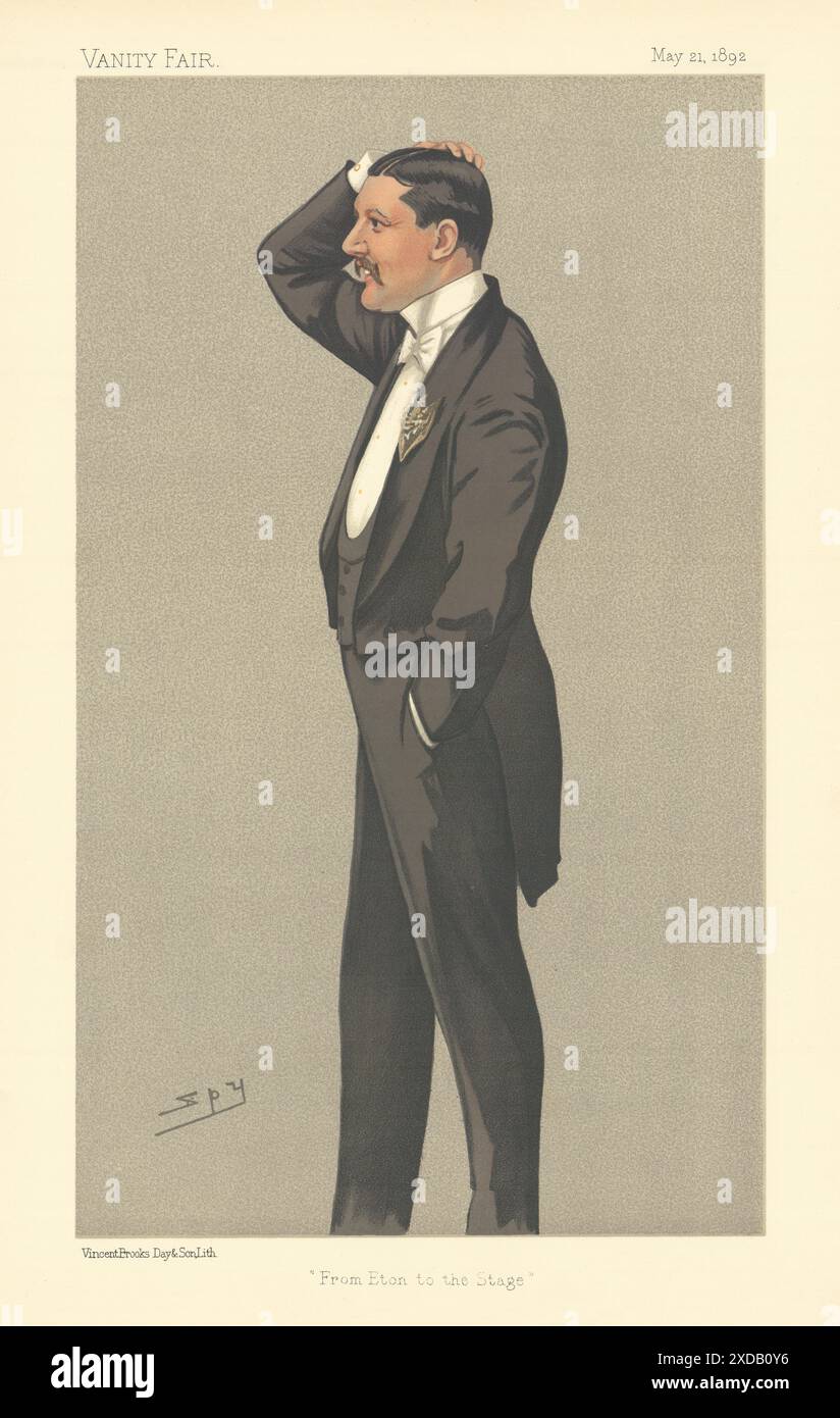 VANITY FAIR SPY CARTOON Charles Hawtrey 'From Eton to the Stage ...