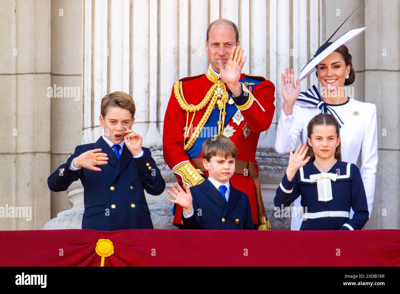 London, UK. 15th June, 2024. Prince William of Wales celebrates his ...