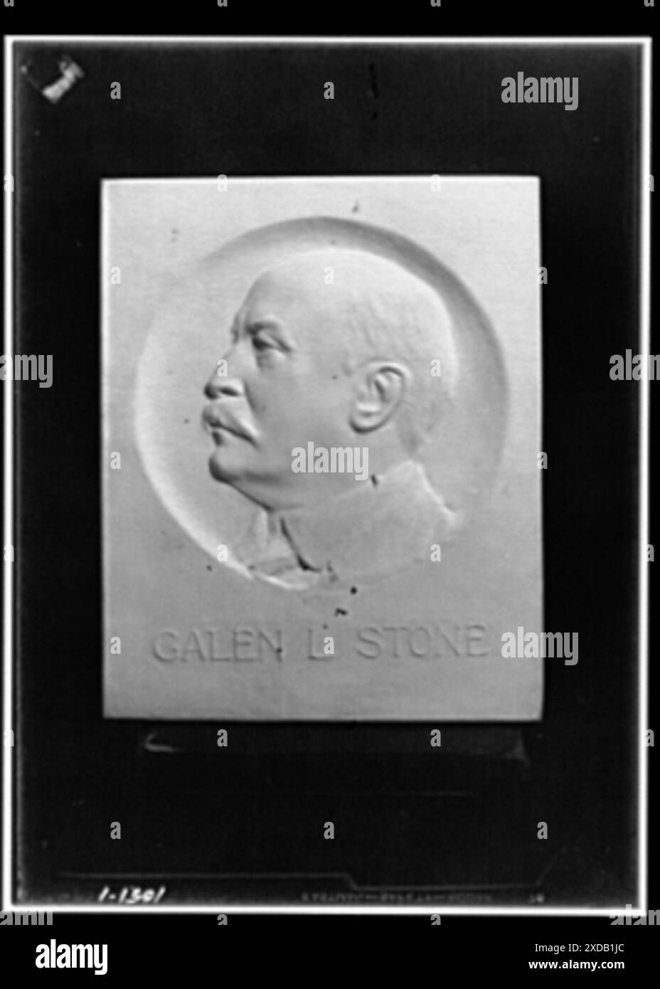 Stone, Galen L., Mr., portrait relief. Genthe photograph collection ...