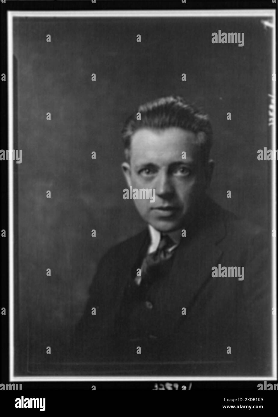 Deeks, Mr., portrait photograph. Genthe photograph collection Stock ...
