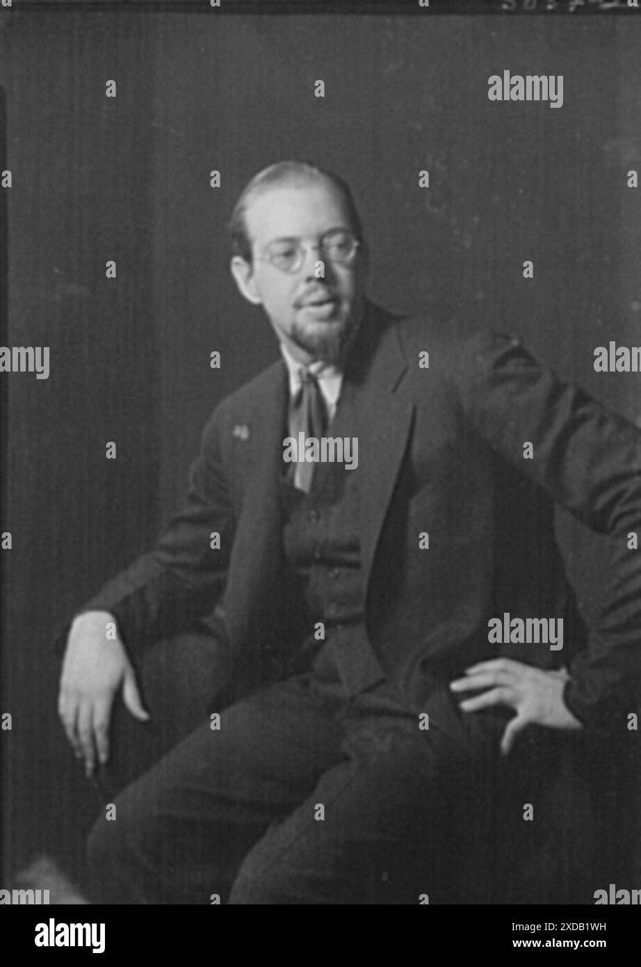 Unidentified man, possibly Mr. John Timkin, portrait photograph. Genthe ...