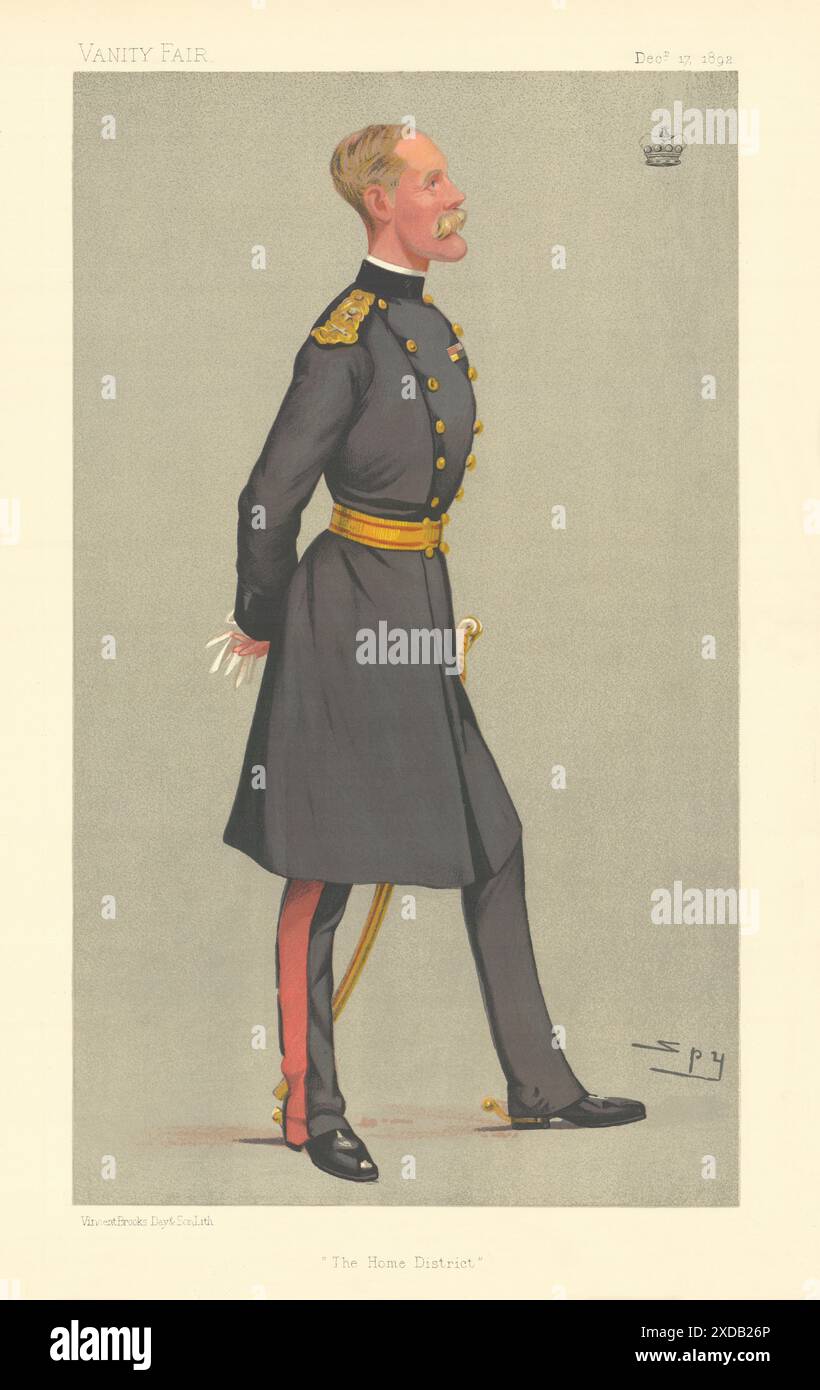 VANITY FAIR SPY CARTOON Major-Gen Lord Methuen 'The Home District ... VANITY FAIR SPY CARTOON Major-Gen Lord Methuen 'The Home District ...