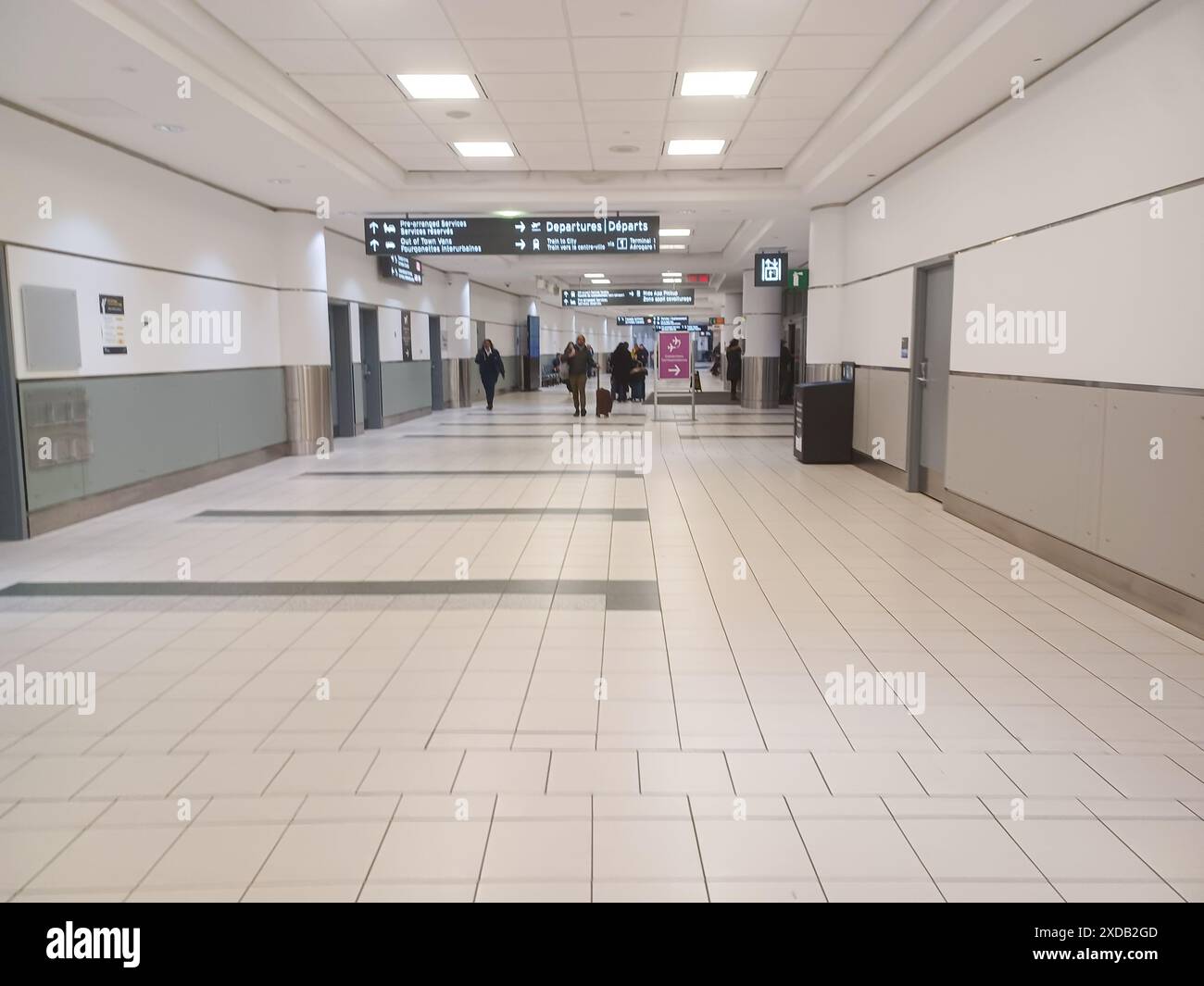 Toronto, ON, Canada - June 21, 2024: Inside view of the Toronto Pearson International Airport ...