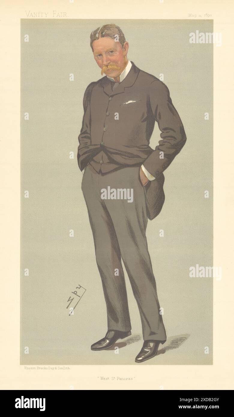VANITY FAIR SPY CARTOON Harry Robert Graham 'West St Pancras' London ...