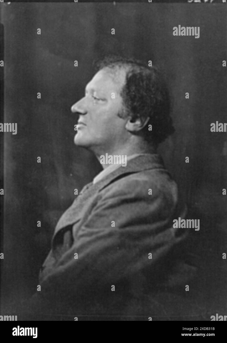 Epstein, Jacob, Mr., portrait photograph. Genthe photograph collection ...