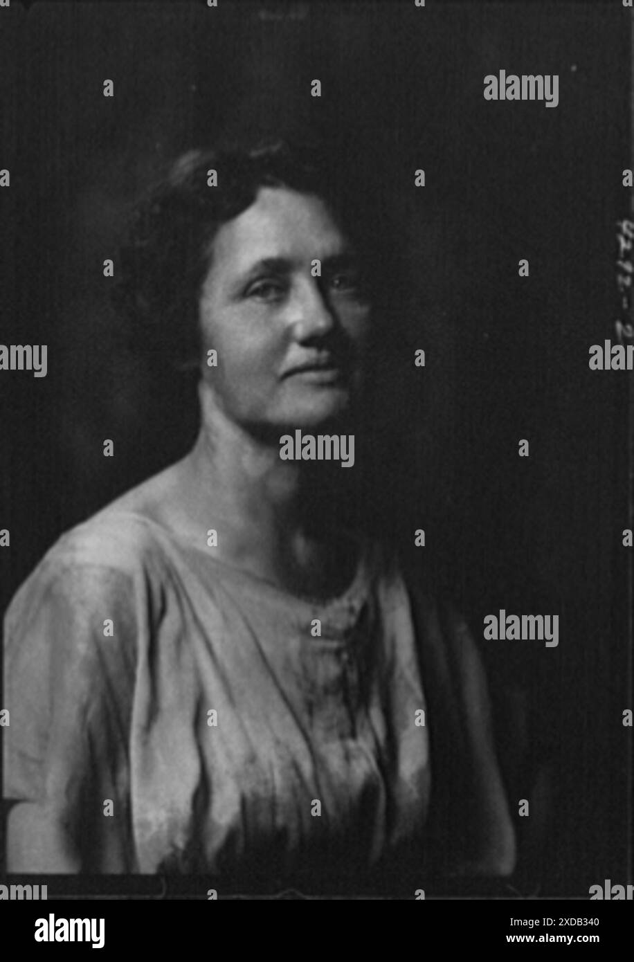 Higgins, J.R., Mrs., portrait photograph. Genthe photograph collection ...