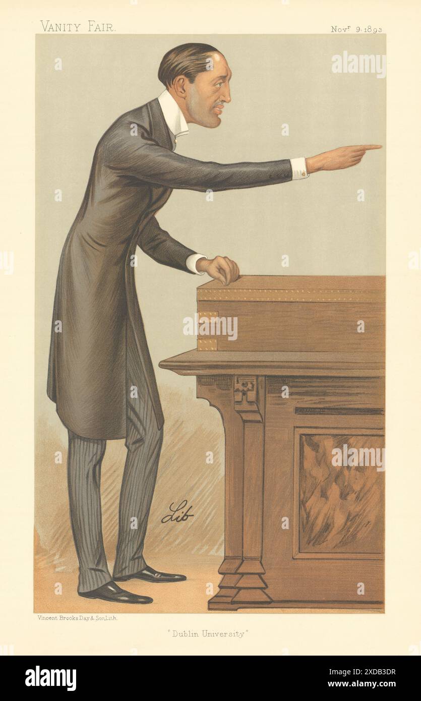 VANITY FAIR SPY CARTOON Edward Carson 'Dublin University' Ireland. By ...