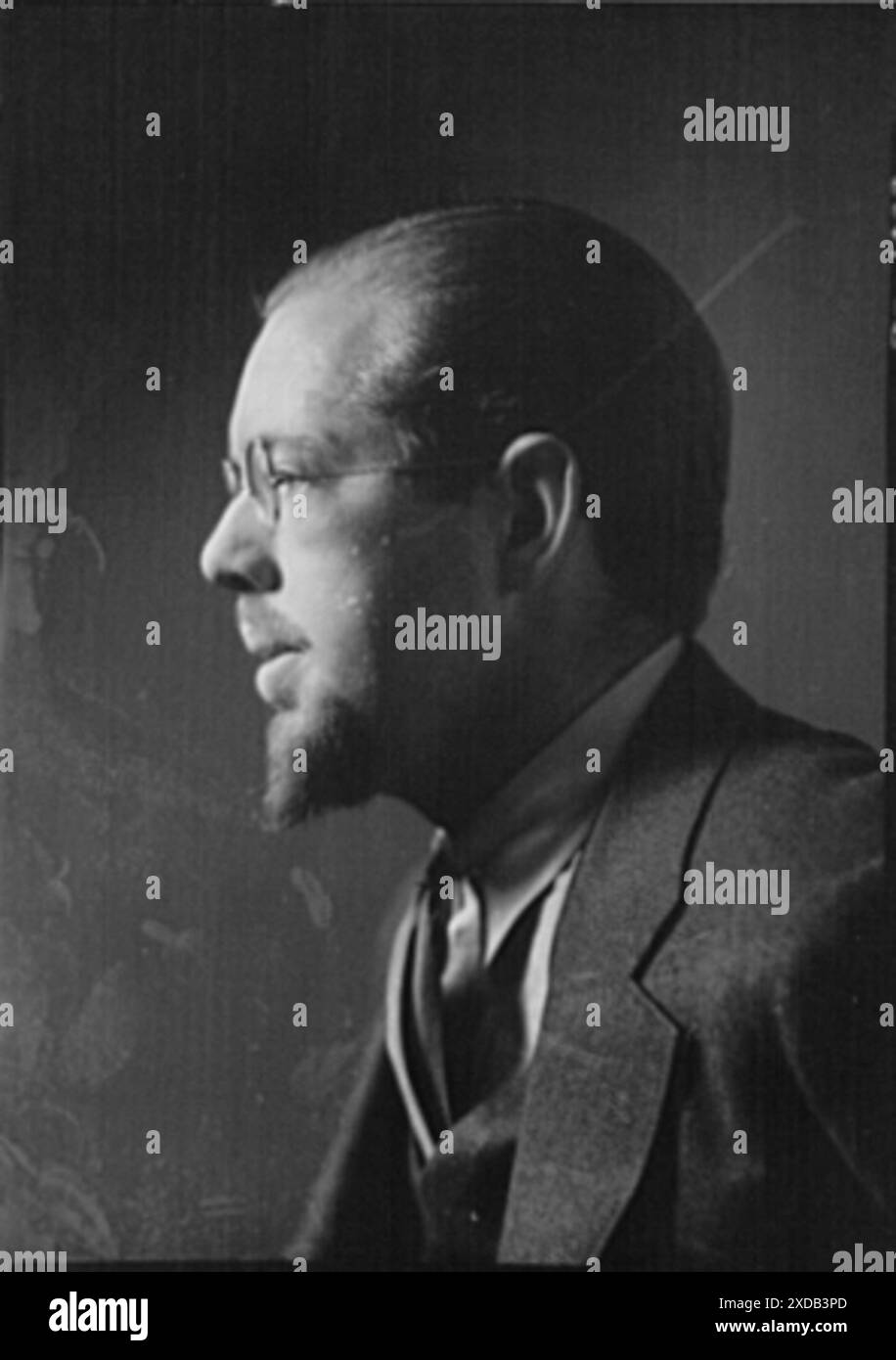 Unidentified man, possibly Mr. John Timken, portrait photograph. Genthe ...