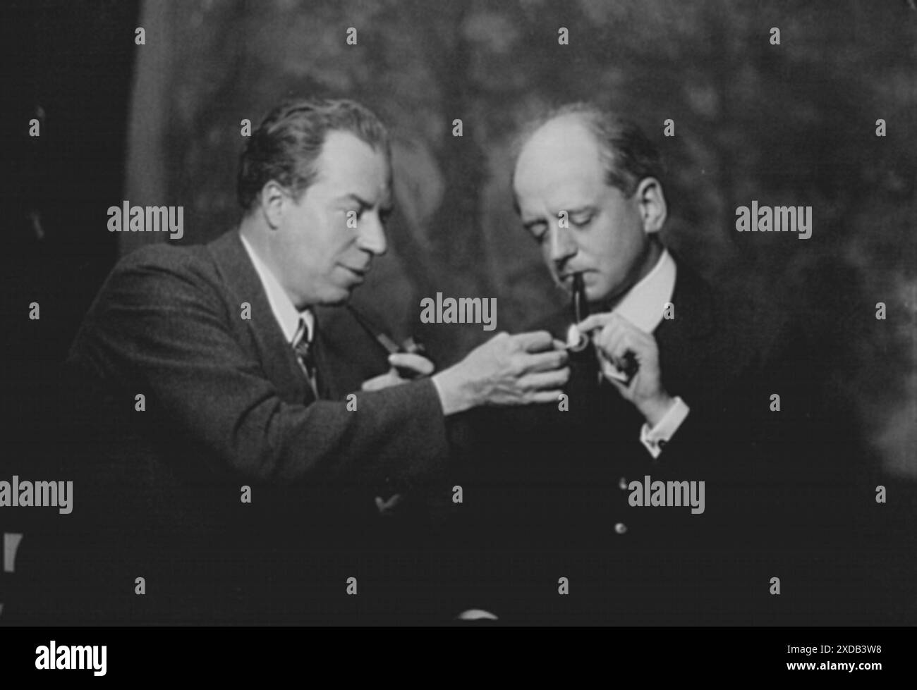 Morley, Christopher, Mr., and Mr. Mitchell Kennerley, portrait ...