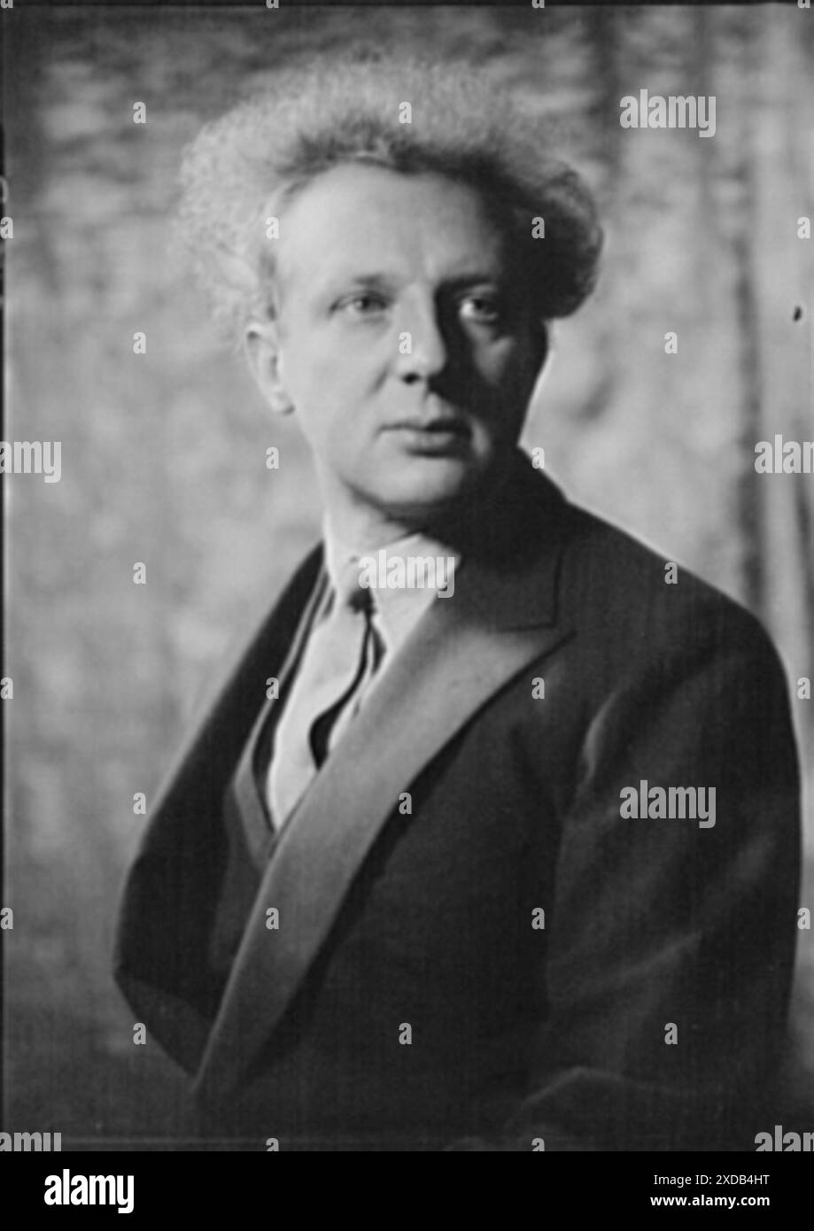 Stokowski, Leopold, Mr., portrait photograph. Genthe photograph ...
